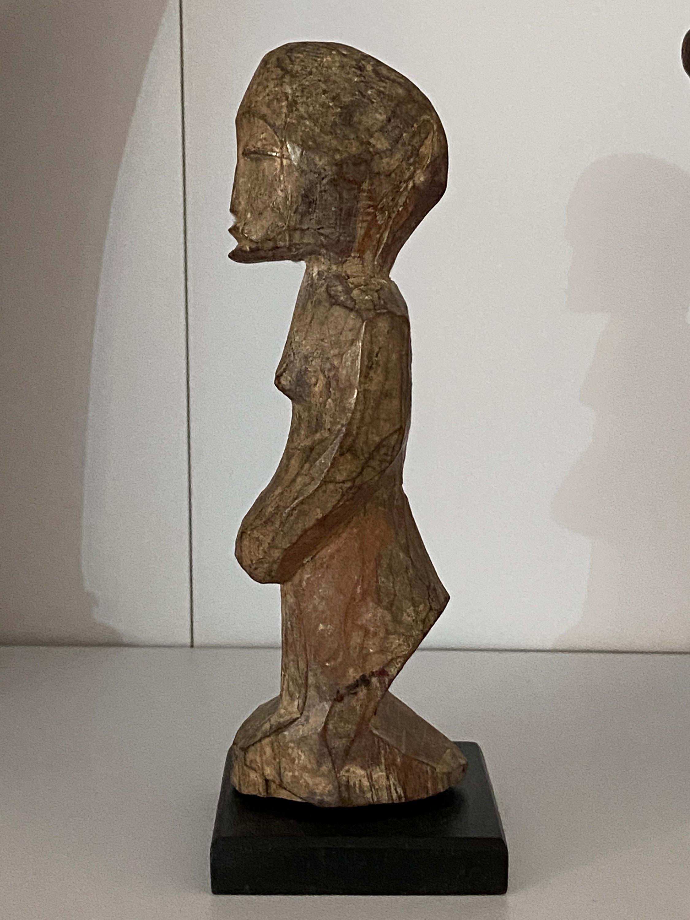 Baule Tribe Figure, Tribal Statue From West Africa, Small Collectible ...