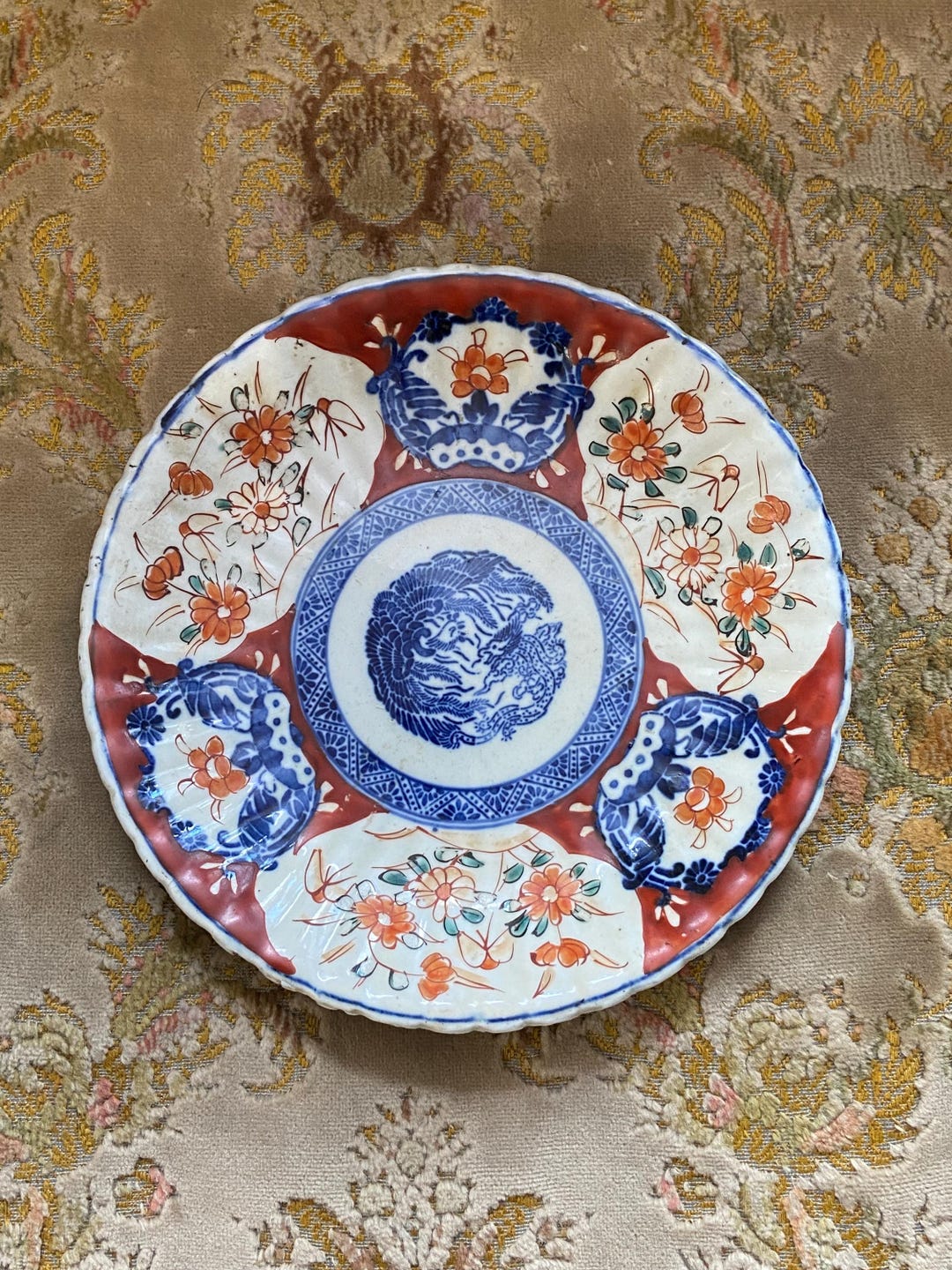 Antique Imari Plate - Etsy