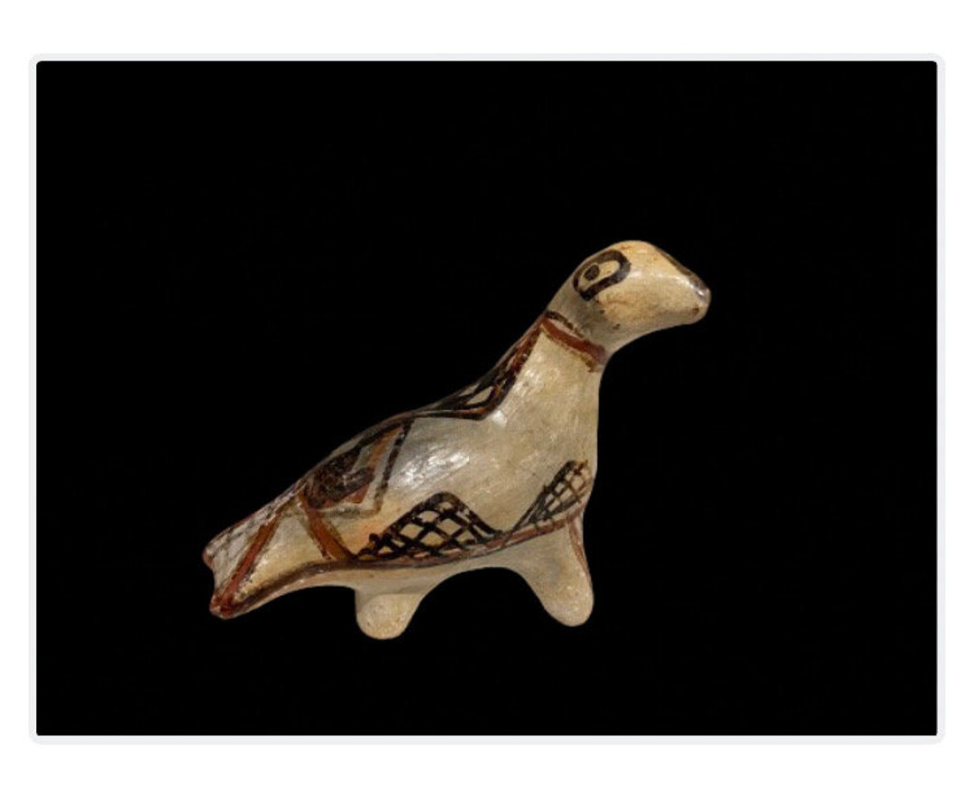 Berber Kabyle Pottery Sculpture, Bird From the Berber. North African ...