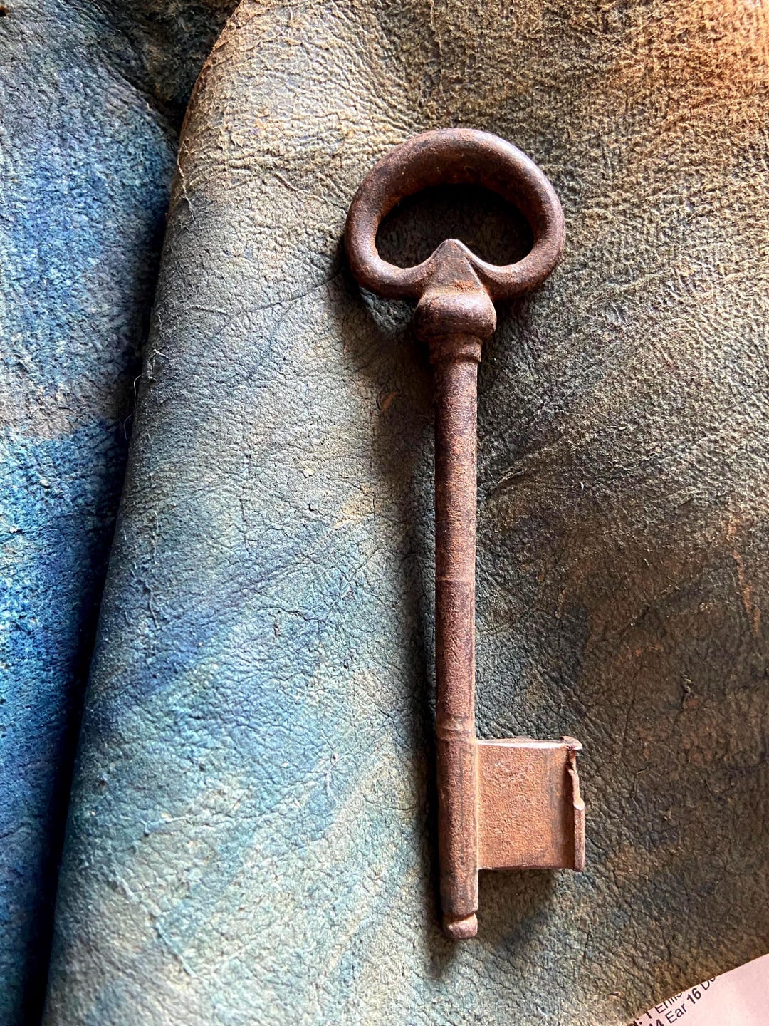 Large French Antique Iron Skeleton Key, Chateau Key, Rustic Decor - Etsy
