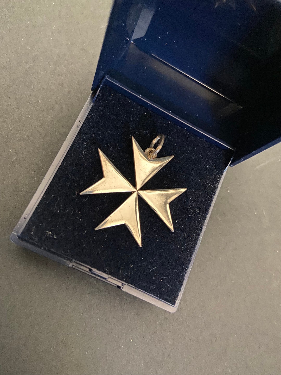 Silver Cross Pendant With Full Set of Hallmarks on the Loop. Amalfi ...