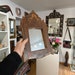 Artisanal North African Mirror, Handcrafted Folkart, Solid Wood Frame ...