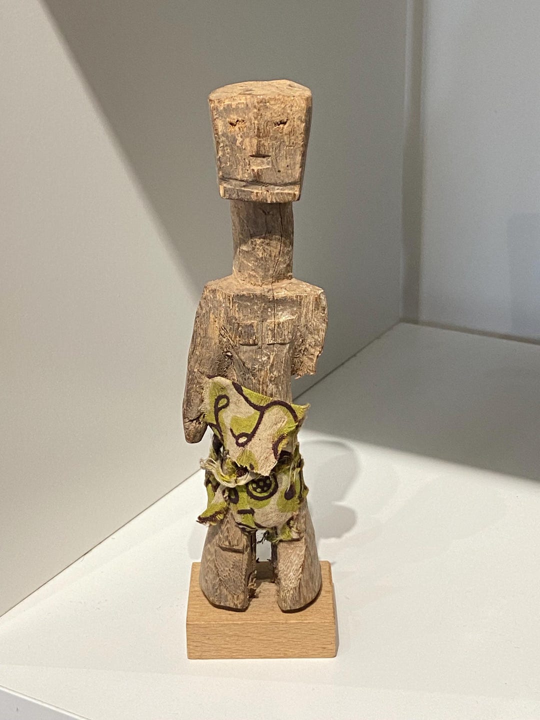 Tribal Statue From Ghana Adan, Ada People Statue With White Kaolin ...