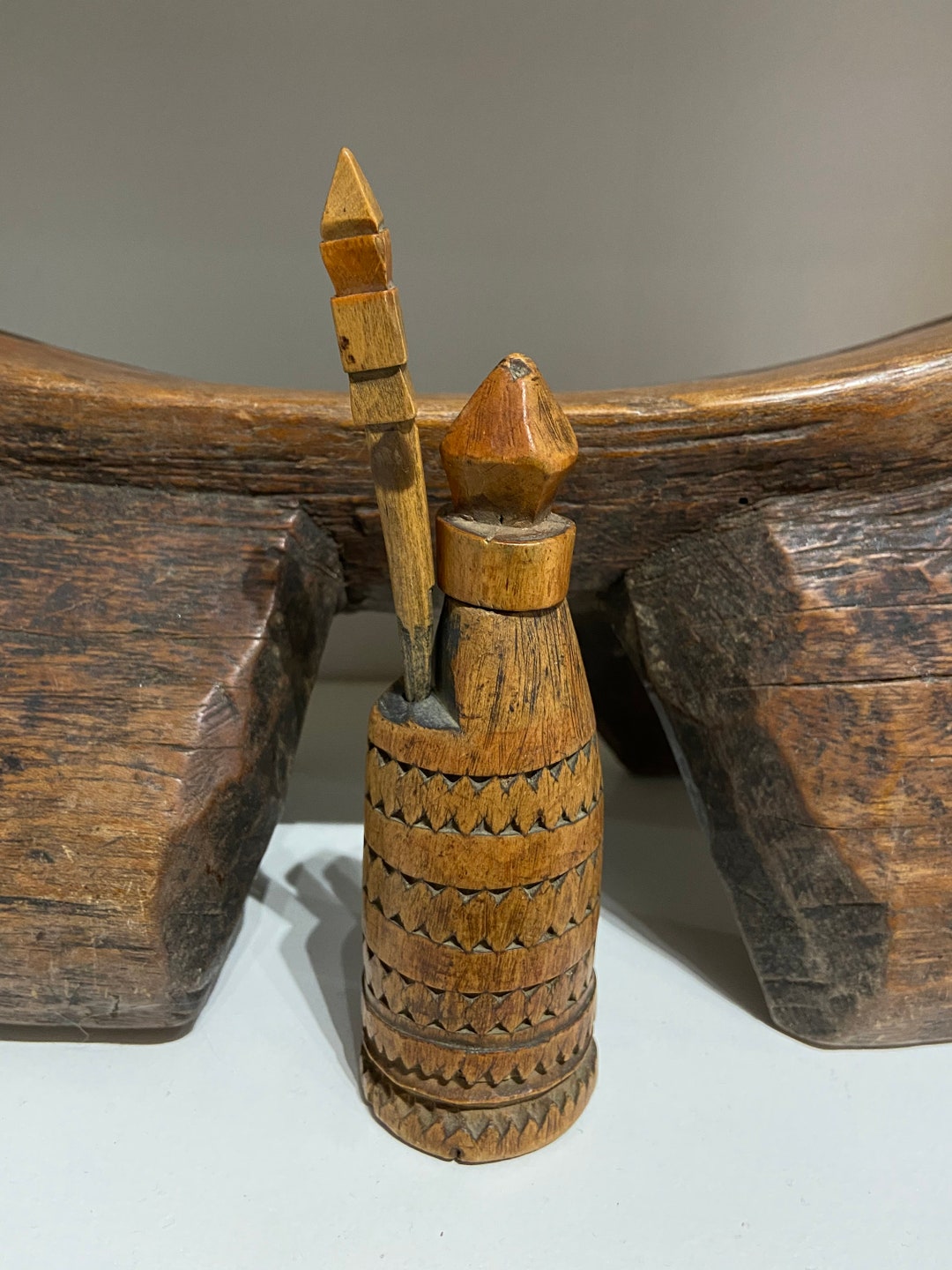 Antique Berber Kohl Container From Morocco, Circa Late 19th Century ...