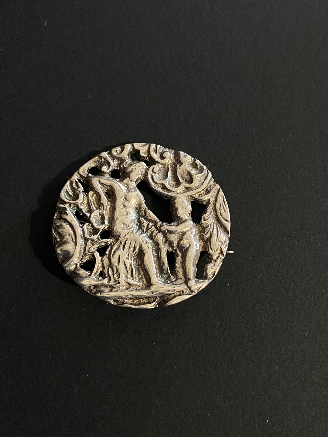 Antique Silver Brooch With Hallmarks, Figurative Brooch - Etsy
