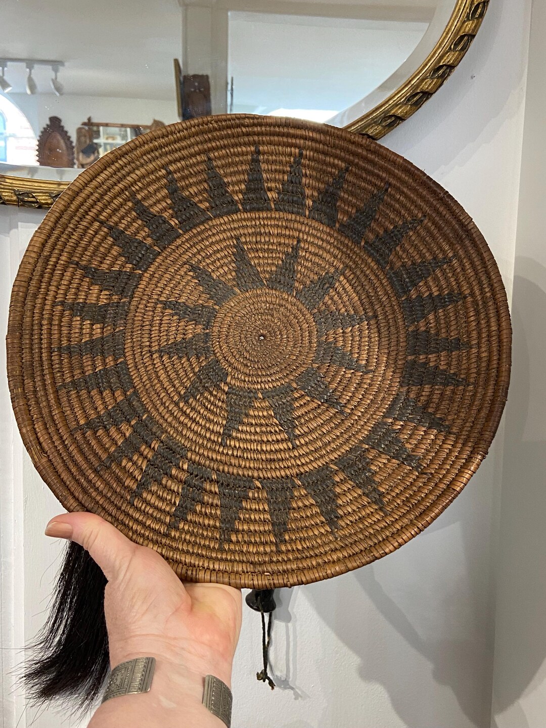 Indigenous Antique Woven Basket With Pattern and Design - Etsy