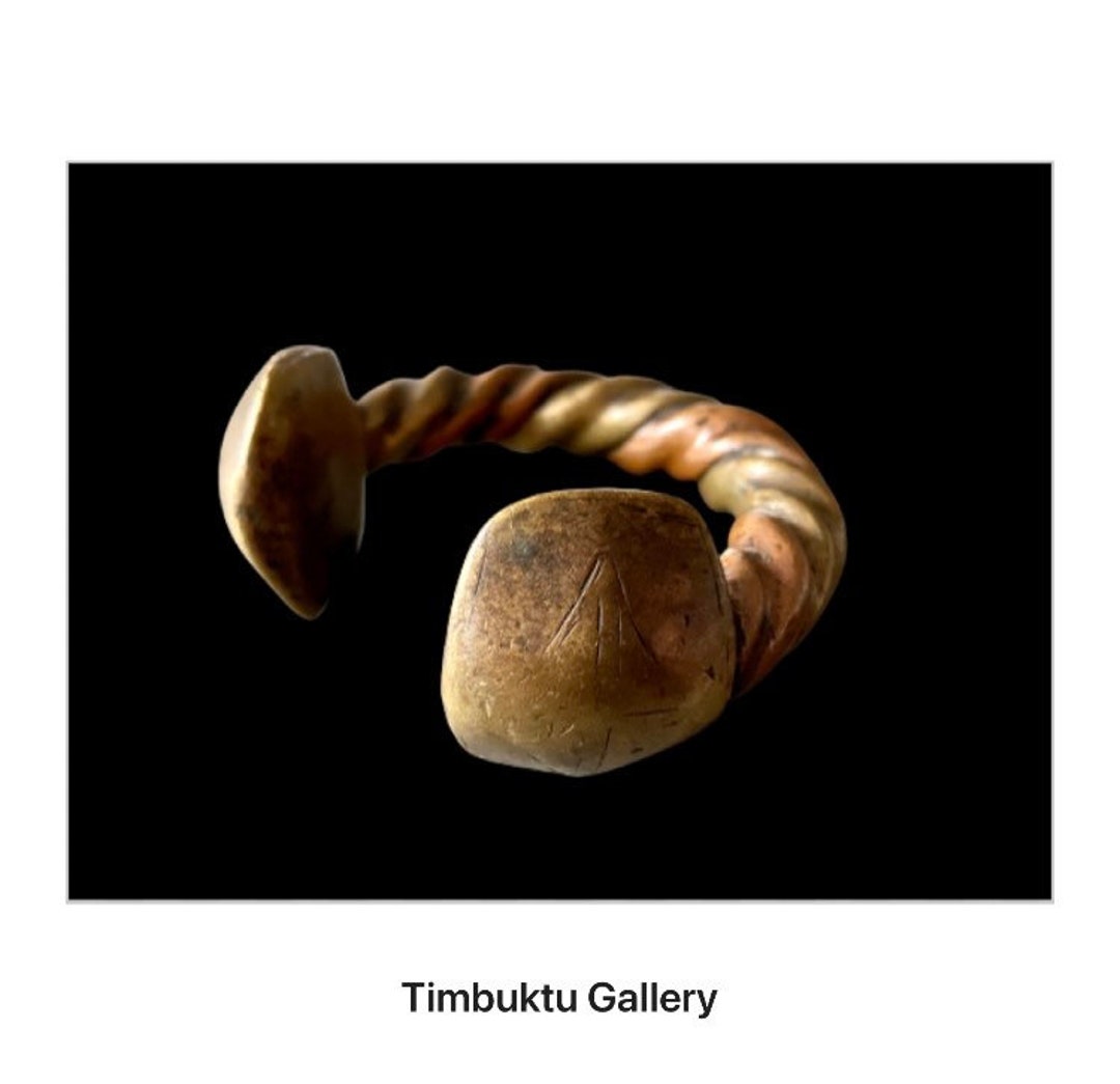 Tribal Cuff FULANI People, Peul African Bangle With Two Tones. Very ...