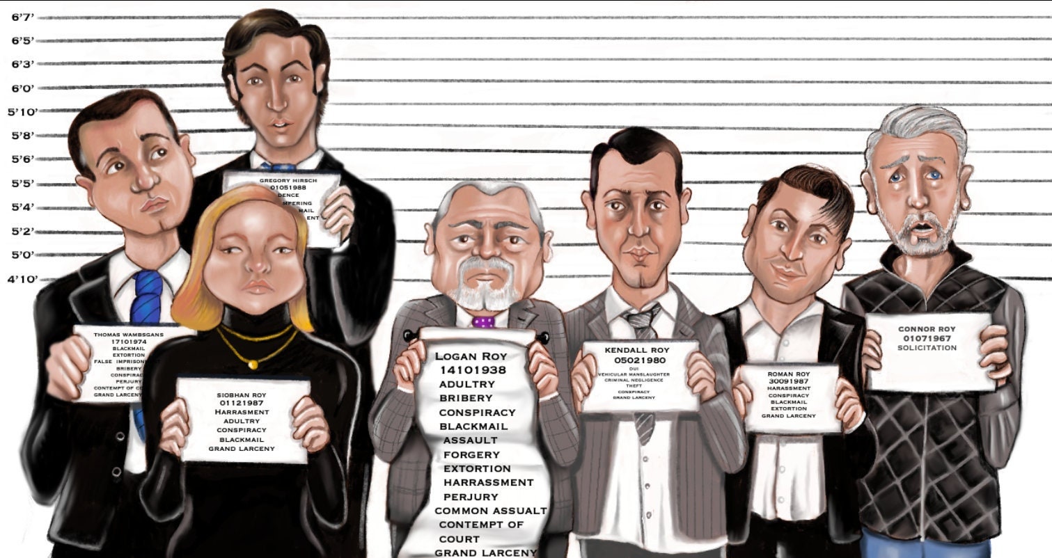Succession Mugshot Card - Etsy