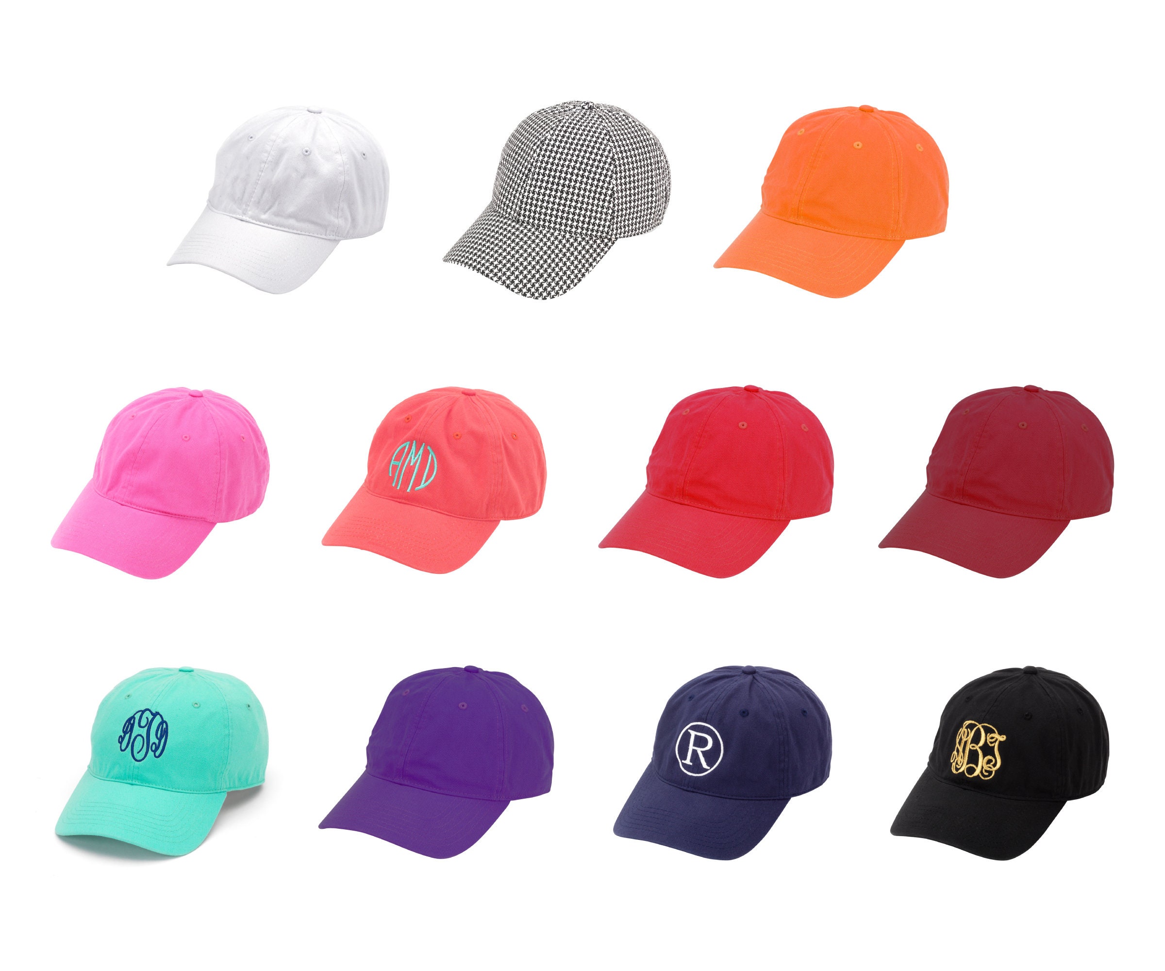 Personalized Black Baseball Cap Monogram Hat Black Womens | Etsy