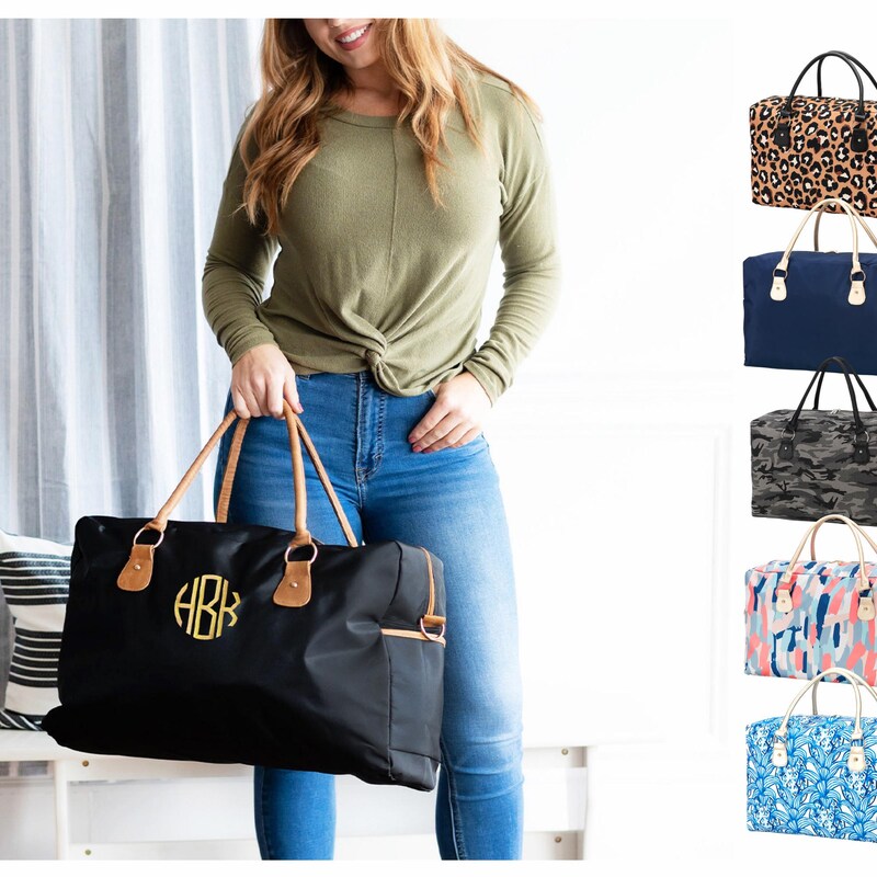 Monogrammed Weekender Bag - Etsy