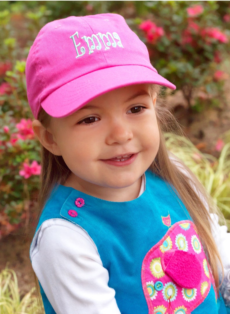 Monogrammed Kids Baseball Hat Personalized Kids Baseball Cap - Etsy