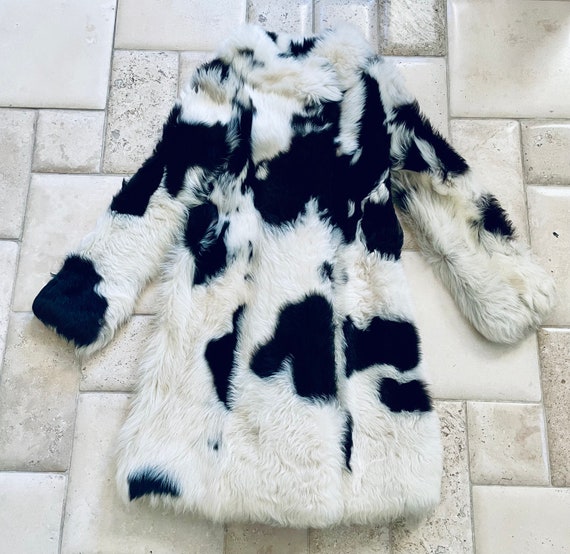 Spotted/Cow pattern Genuine Sheep Skin Shearing Fur C… - Gem