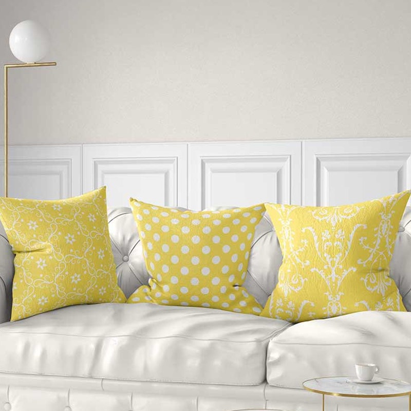 Yellow Throw Pillow - Etsy