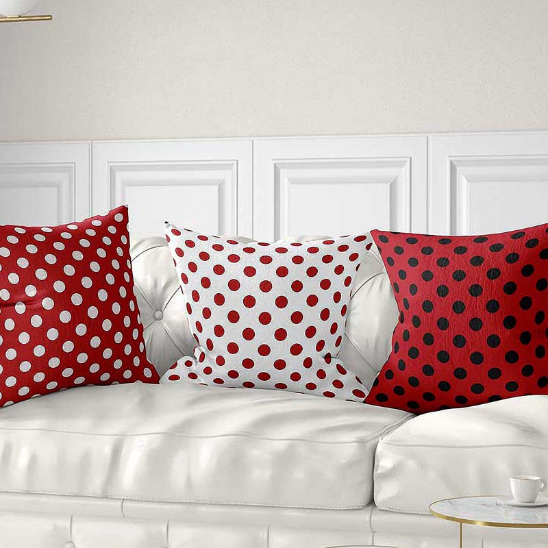 Polka Dot Pillows - Etsy