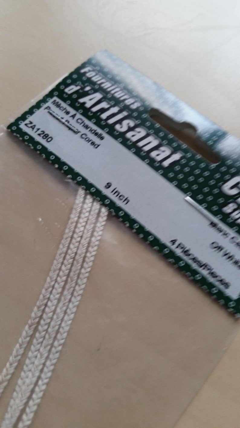 48 Precut Paper Cored CANDLE WICKS White 576 Inches | Etsy