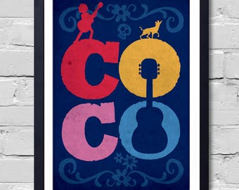 Coco movie poster | Etsy