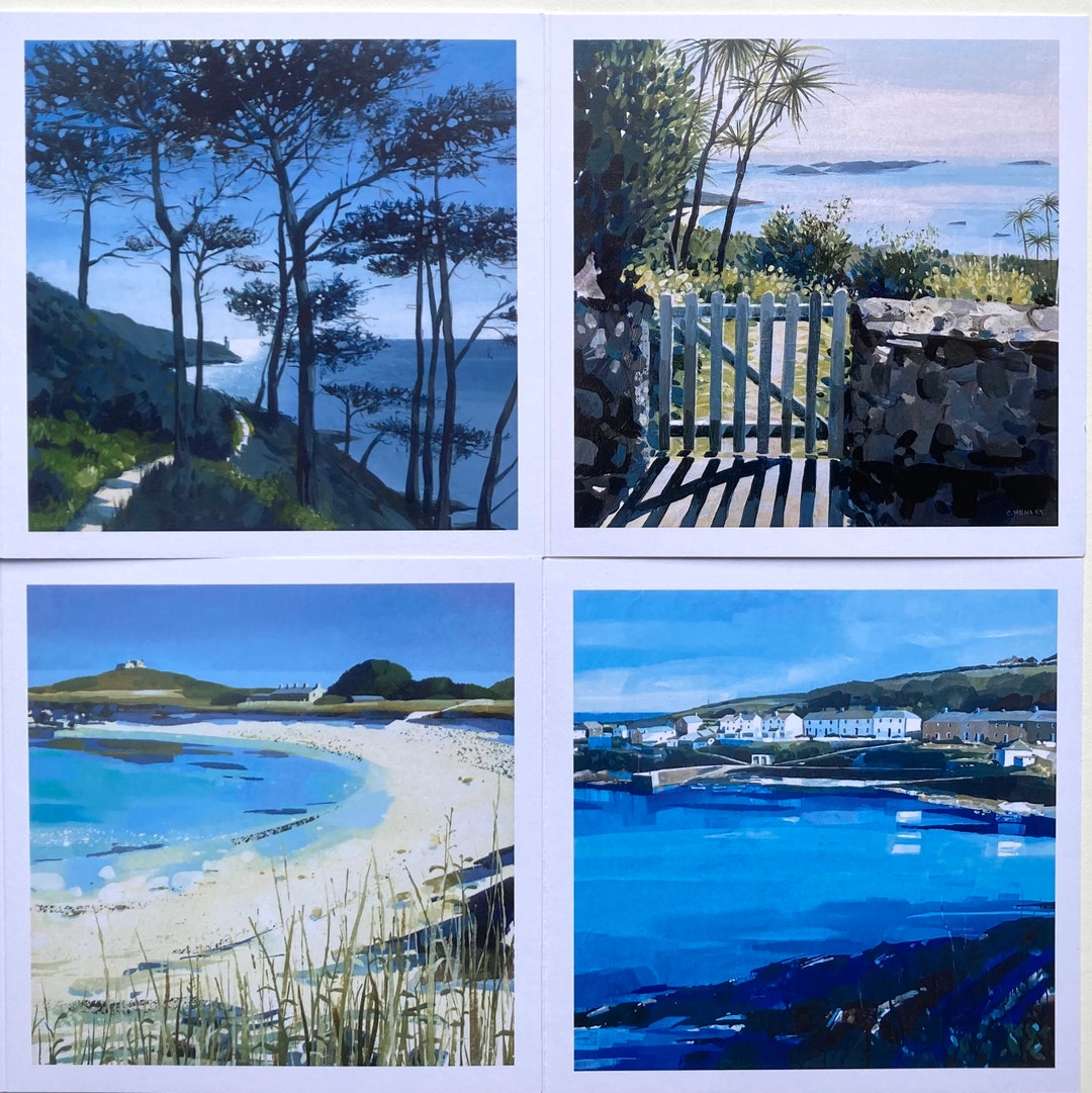 Coastal Greeting Cards - Etsy UK