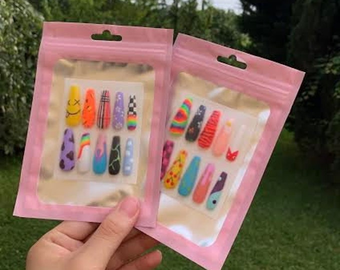 MIX & MATCH L Mix Match Nails L Custom Press-on Nail Set L - Etsy