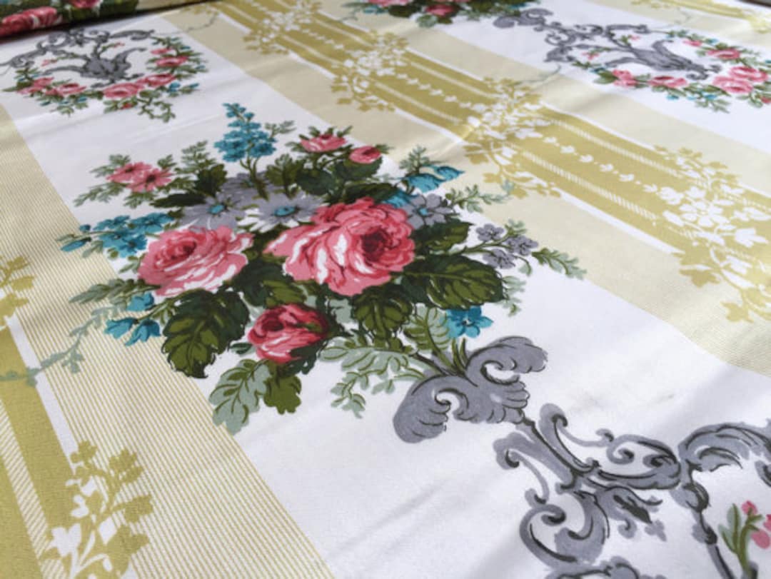 Vintage German Fabric Landhaus Stoff 50cm x 120cm - Etsy.de