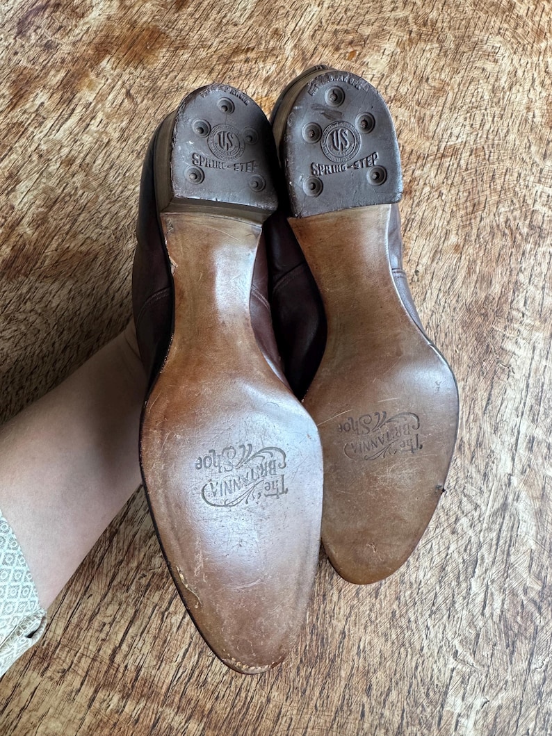 Vintage Women’s Antique Edwardian Shoes Pumps Heels Lace up Oxfords ...