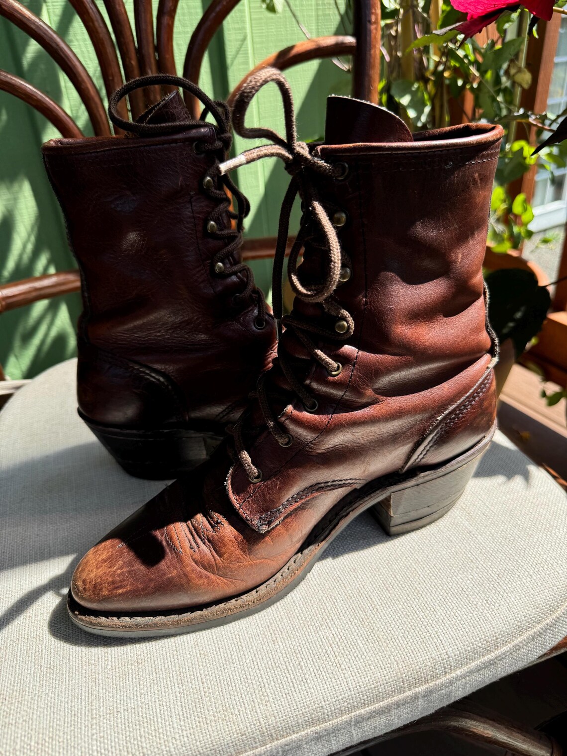 Vintage Western Roper Work Boots High Quality - Etsy