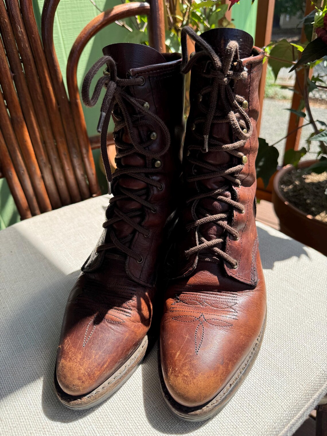 Vintage Western Roper Work Boots High Quality - Etsy