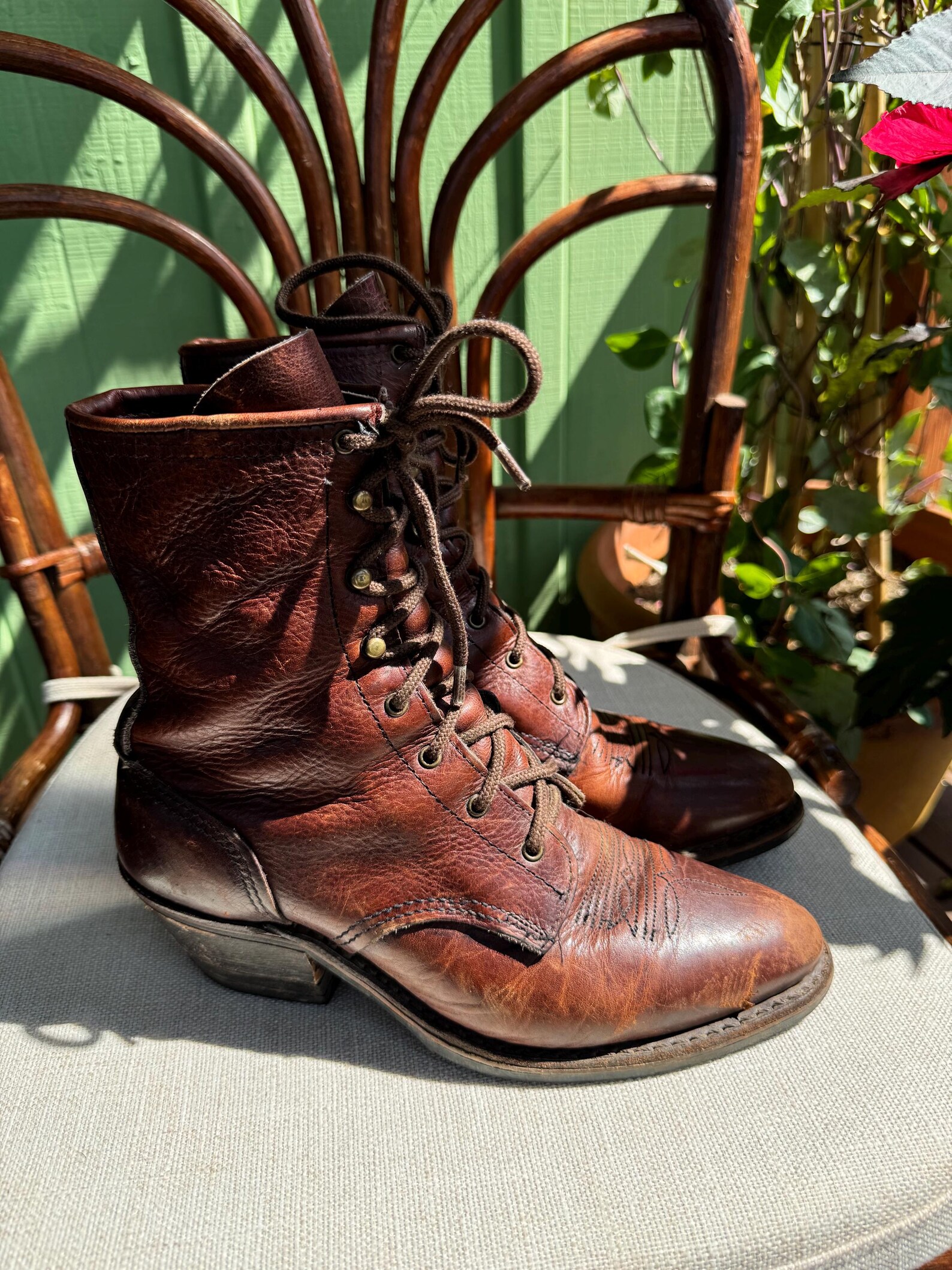 Vintage Western Roper Work Boots High Quality - Etsy