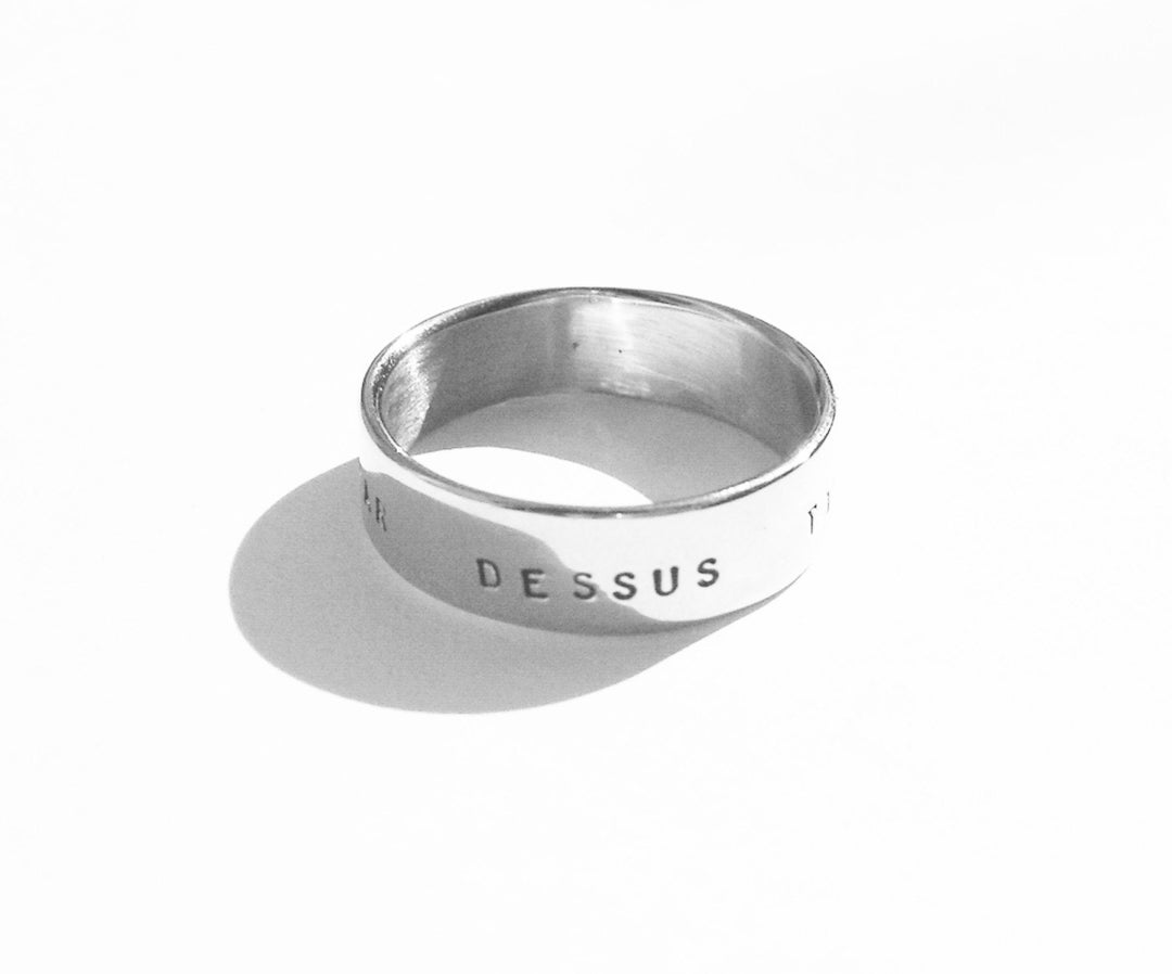 Silver Wedding Ring, Engraved and Personalized, Wedding Ring - Etsy