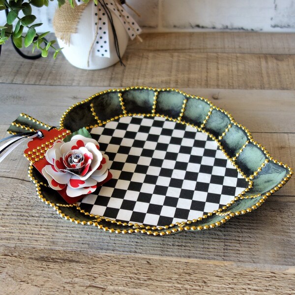 Black and White Check Decor - Etsy