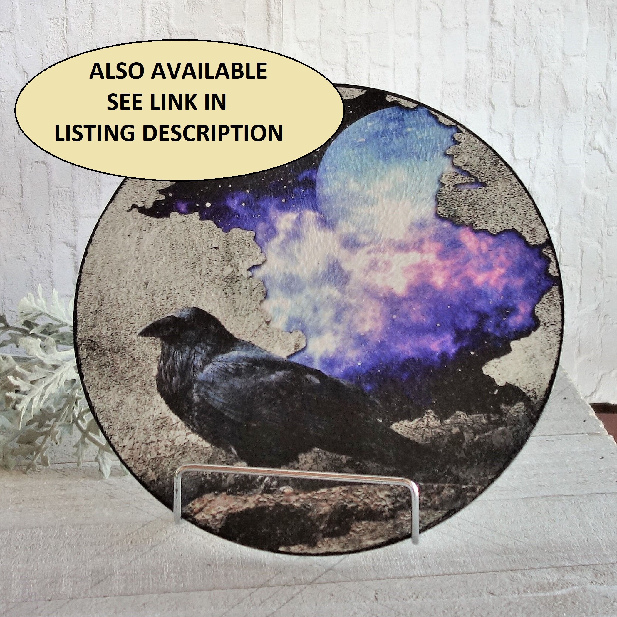 Raven Mini Riser Raven Decor Poetry the Raven Edgar Allan Poe - Etsy