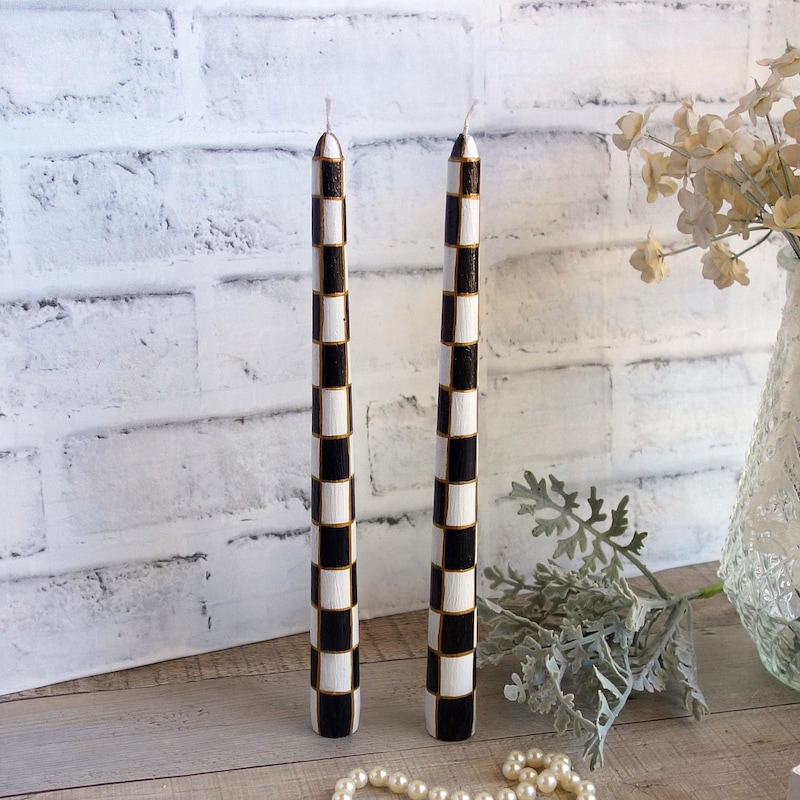 Black White Checks - Etsy