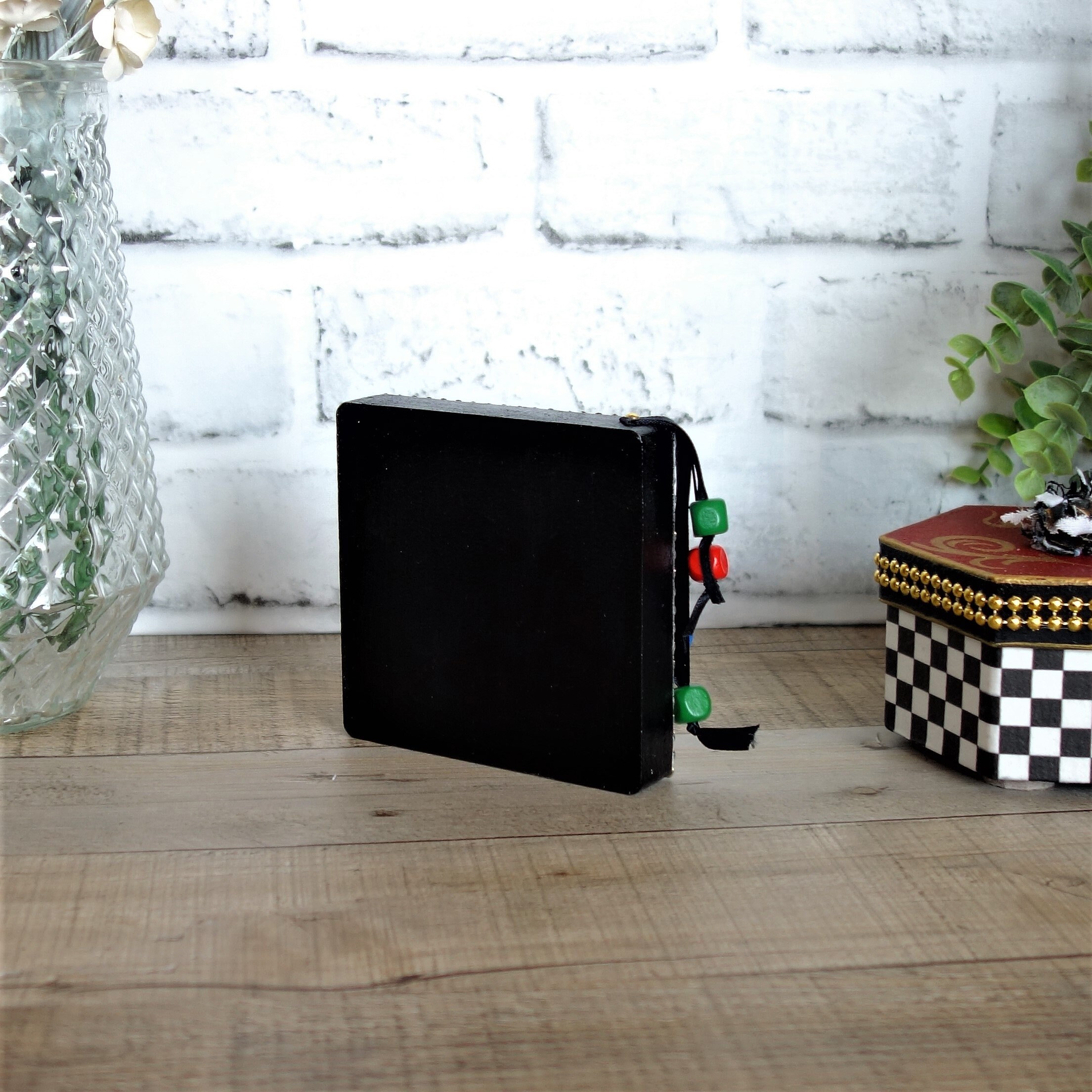 Alice in Wonderland Rabbit Decor Whimsical Checks Art White Rabbit ...