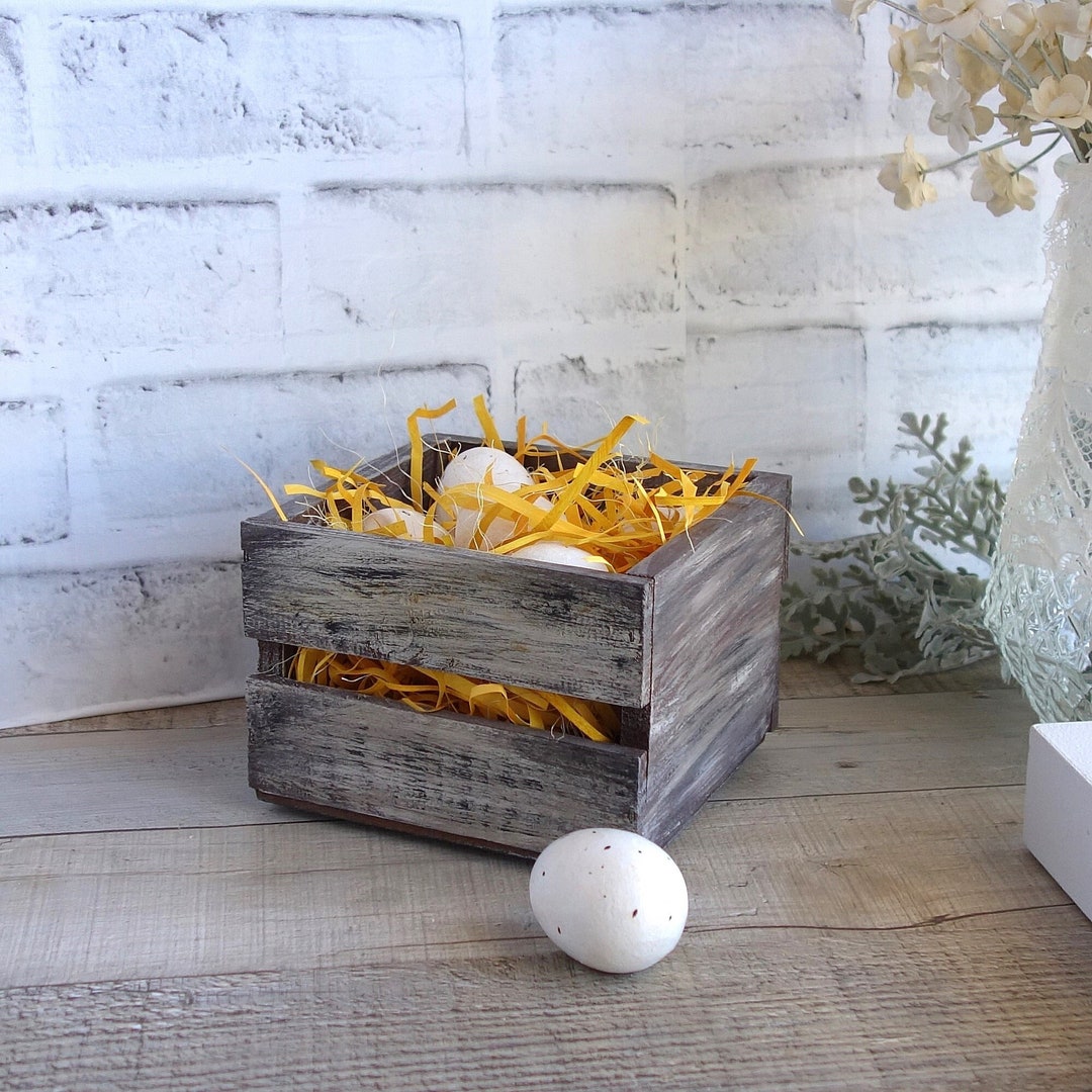 Speckled Eggs and Egg Crate Farmer's Market Produce Container Farmhouse ...