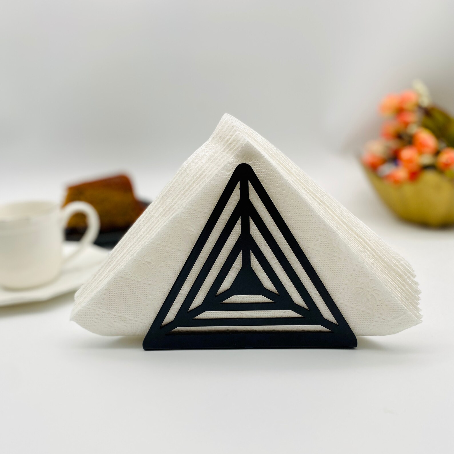 Triangle Napkin Holder , Triangle Napkin Holder - Metal Kitchen Decor ...