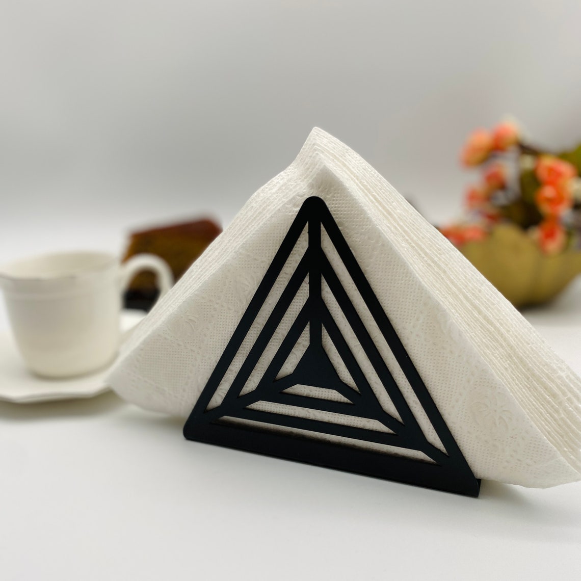 Triangle Napkin Holder , Triangle Napkin Holder - Metal Kitchen Decor ...