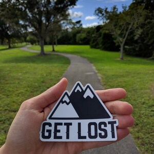 Traveler Kit and Co Get Lost Sticker Wander Adventure Travel Decal Car ...