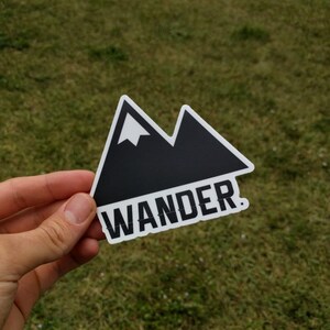 Wander Sticker Traveler Kit and Co Adventure Travel Decal Car Laptop ...