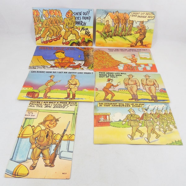 Cartoon Postcard - Etsy