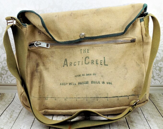 The Arcticreel Canvas Creel, Flax Canvas, Canvas Straps, Snap and ...