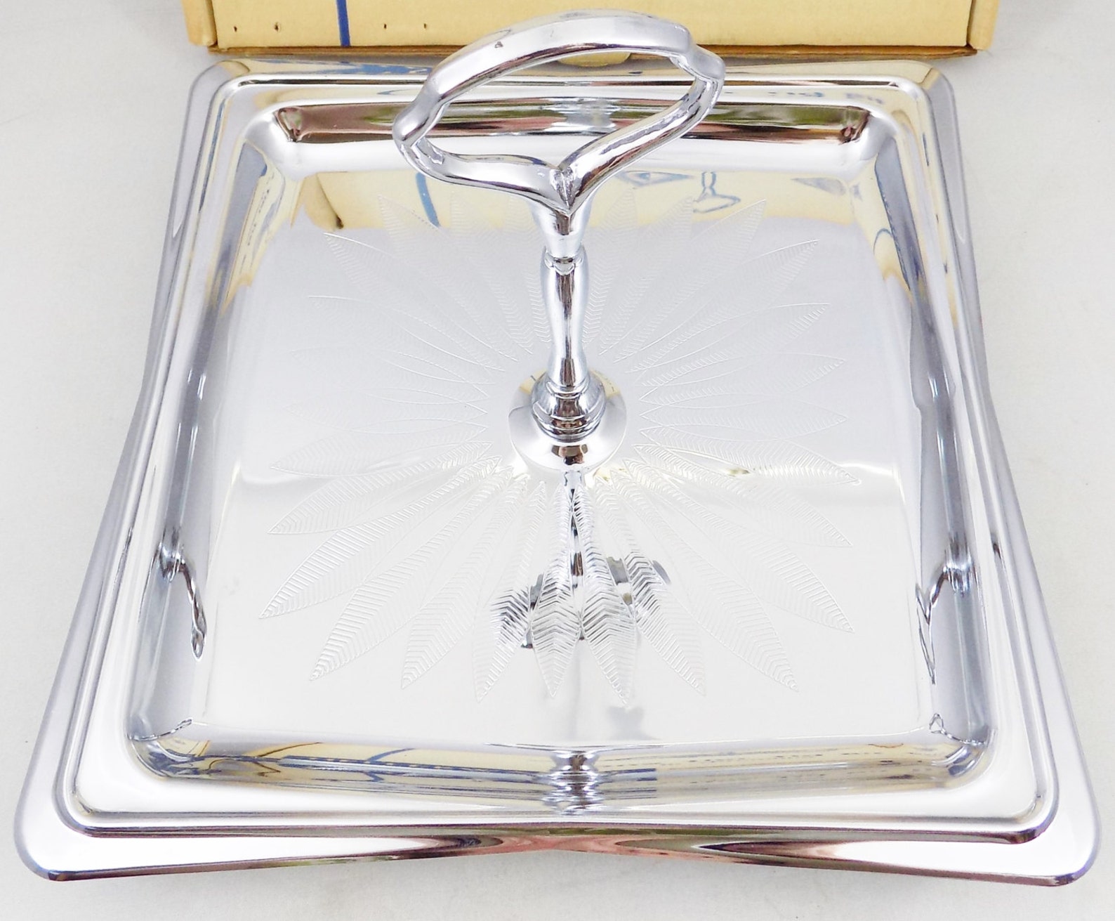 Hellerware Chromium Tray One Tier Tid Bit Mid Century Shiny - Etsy