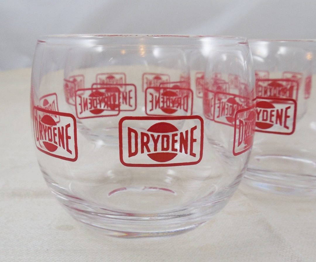 Drydene Advertising Glasses, Set of 5, Vintage Oil Company, Drydene ...
