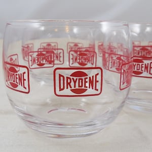 Drydene Advertising Glasses, Set of 5, Vintage Oil Company, Drydene ...