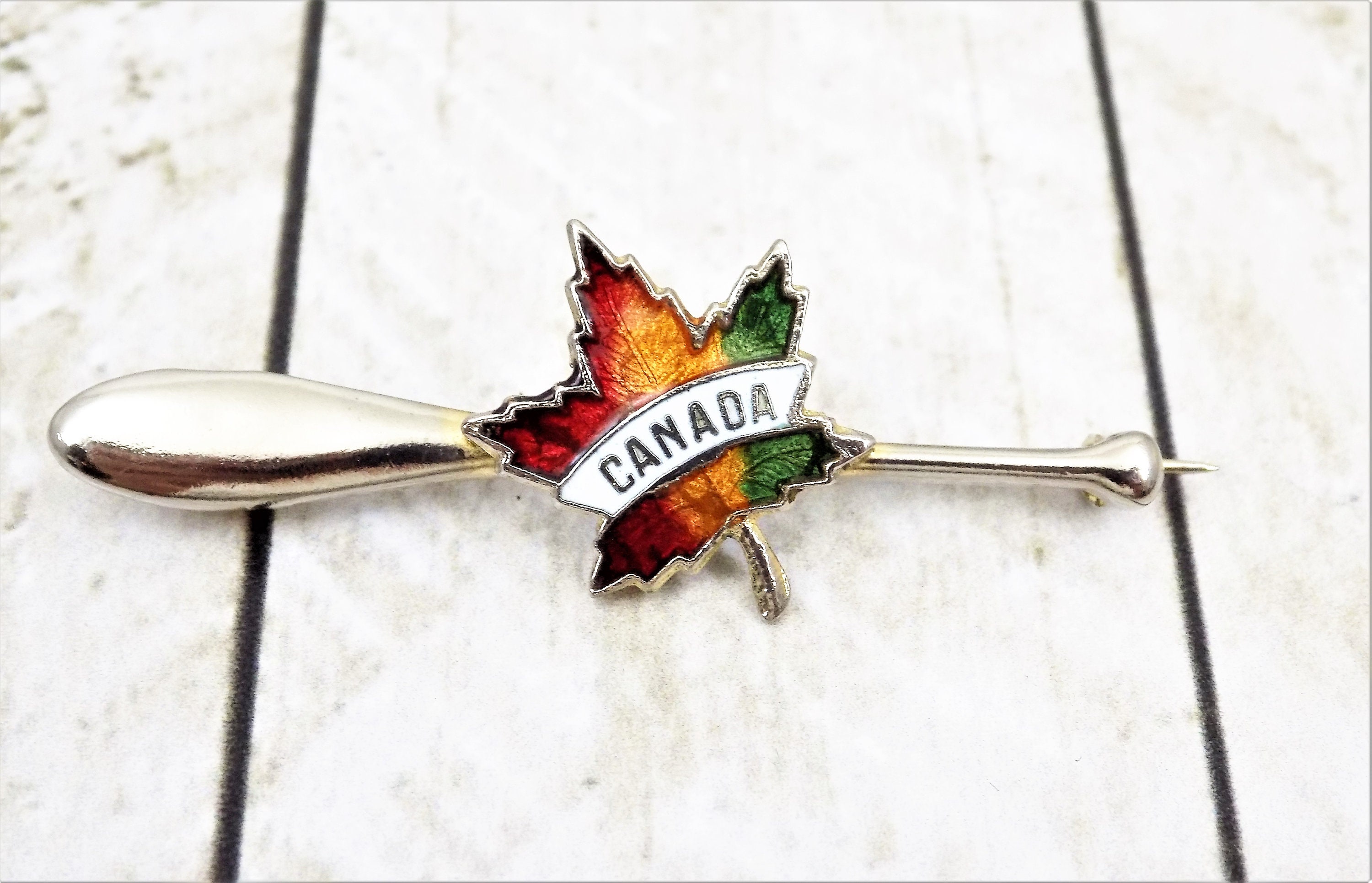 Canada Maple Leaf Souvenirs Sterling Spoon Screwback | Etsy