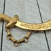 Scimitar Sword Brooch Engraved Blade With Chain Gold Wash - Etsy