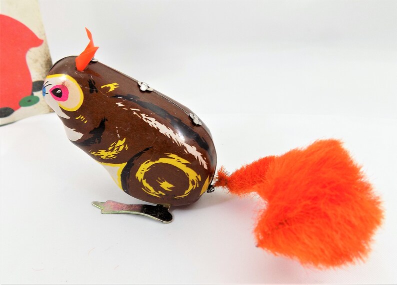 Wind up Squirrel Litho Toy With Key Clock Work Working | Etsy