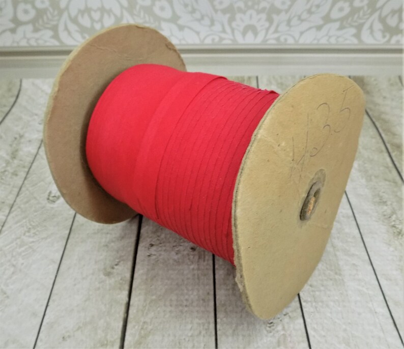 Red Single Bias Tape Folded on One Edge Original Spool 25 - Etsy