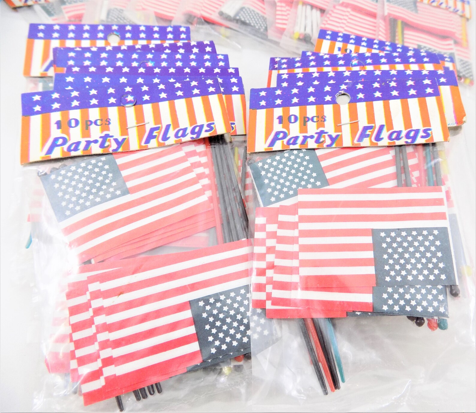 American Flag Party Picks 35 NOS Packages 350 Party Picks - Etsy