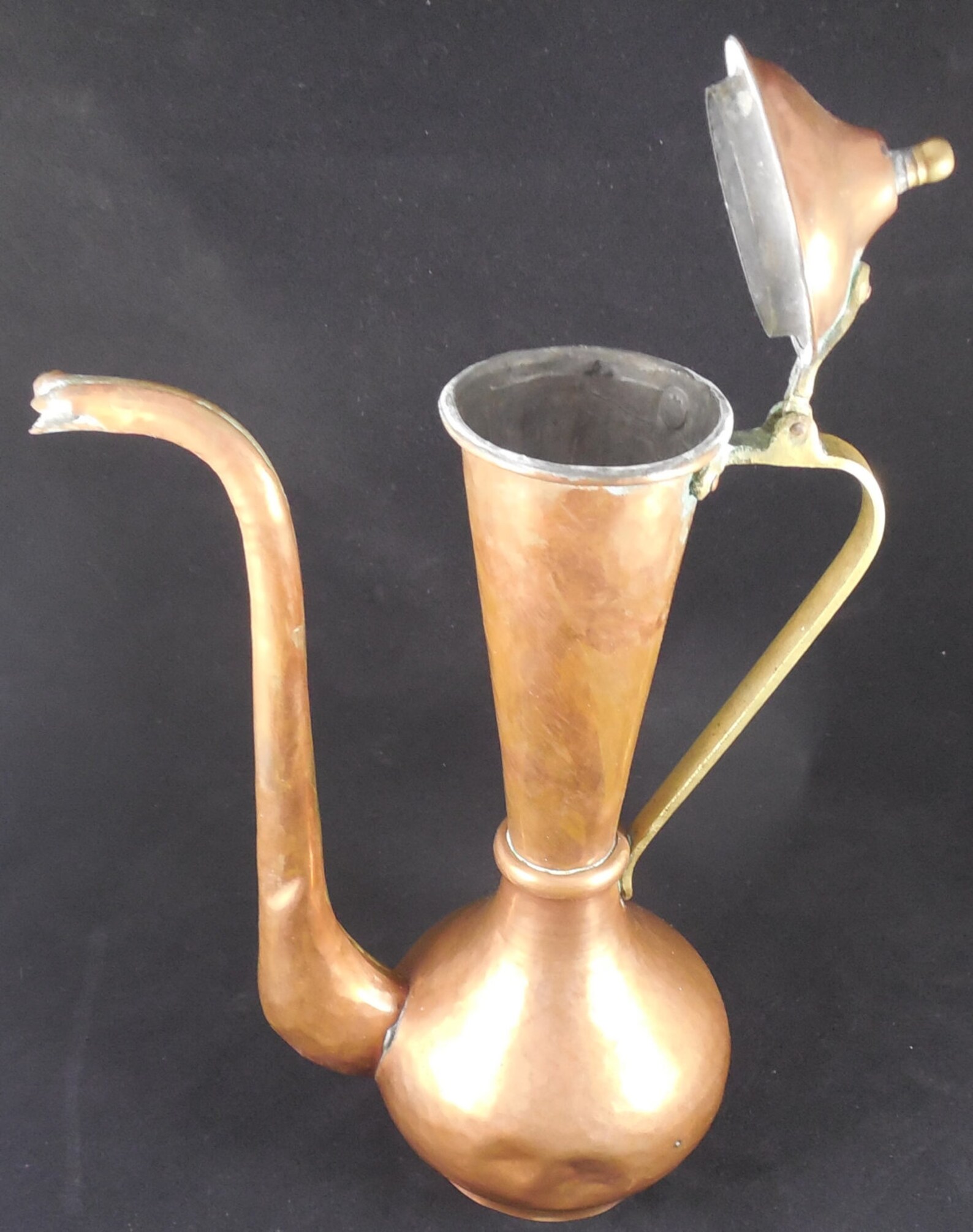 Imperial Russian Copper Coffee Pot 13 Hand Hammered - Etsy