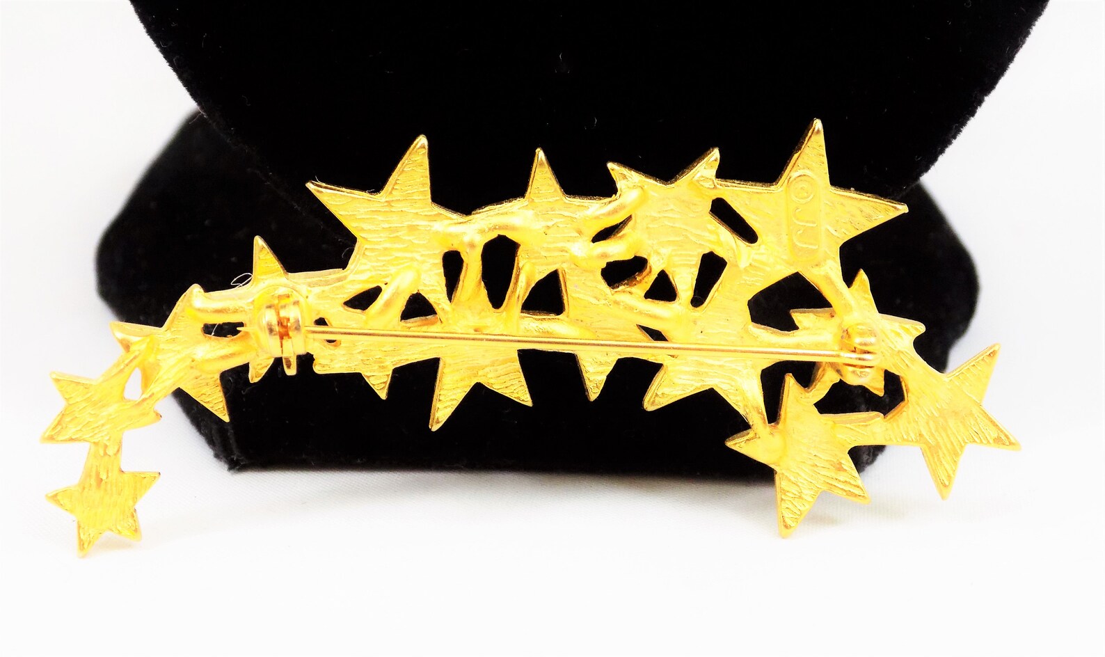 JJ Stars Spray Brooch Jonette Jewelry Gold Tone Vintage | Etsy