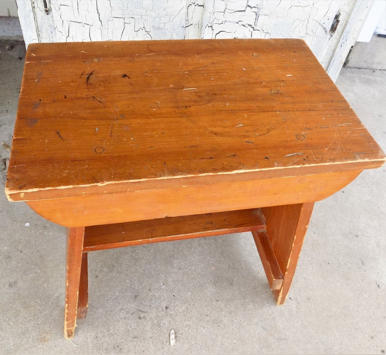 Rustic Small Wood Bench Hand Crafted End of Bed Bench Mud - Etsy